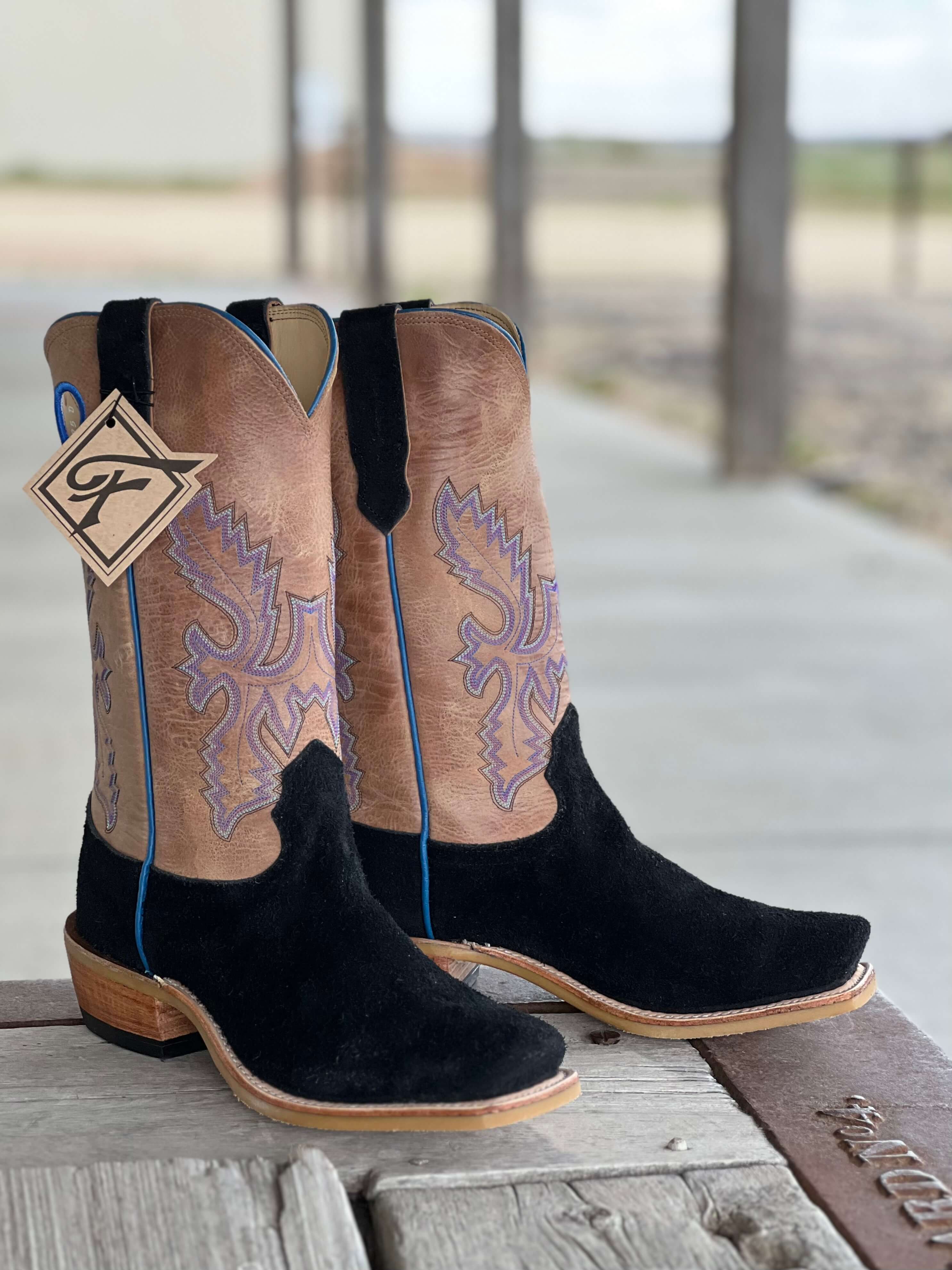 Fenoglio Boot Co. | Black Victoria Roughout w/ Dublin Boot – Outpost ...