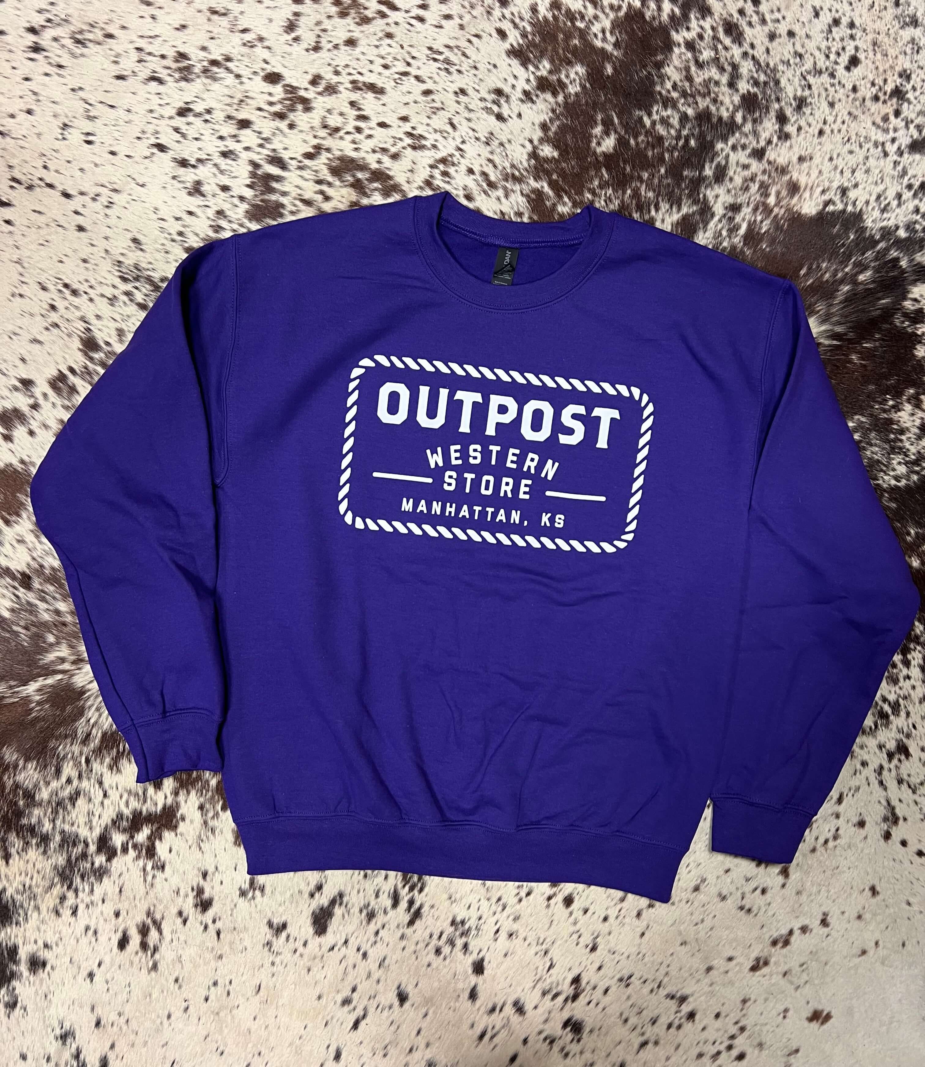 Outpost Logo Crewneck Sweatshirt – Outpost Western Store