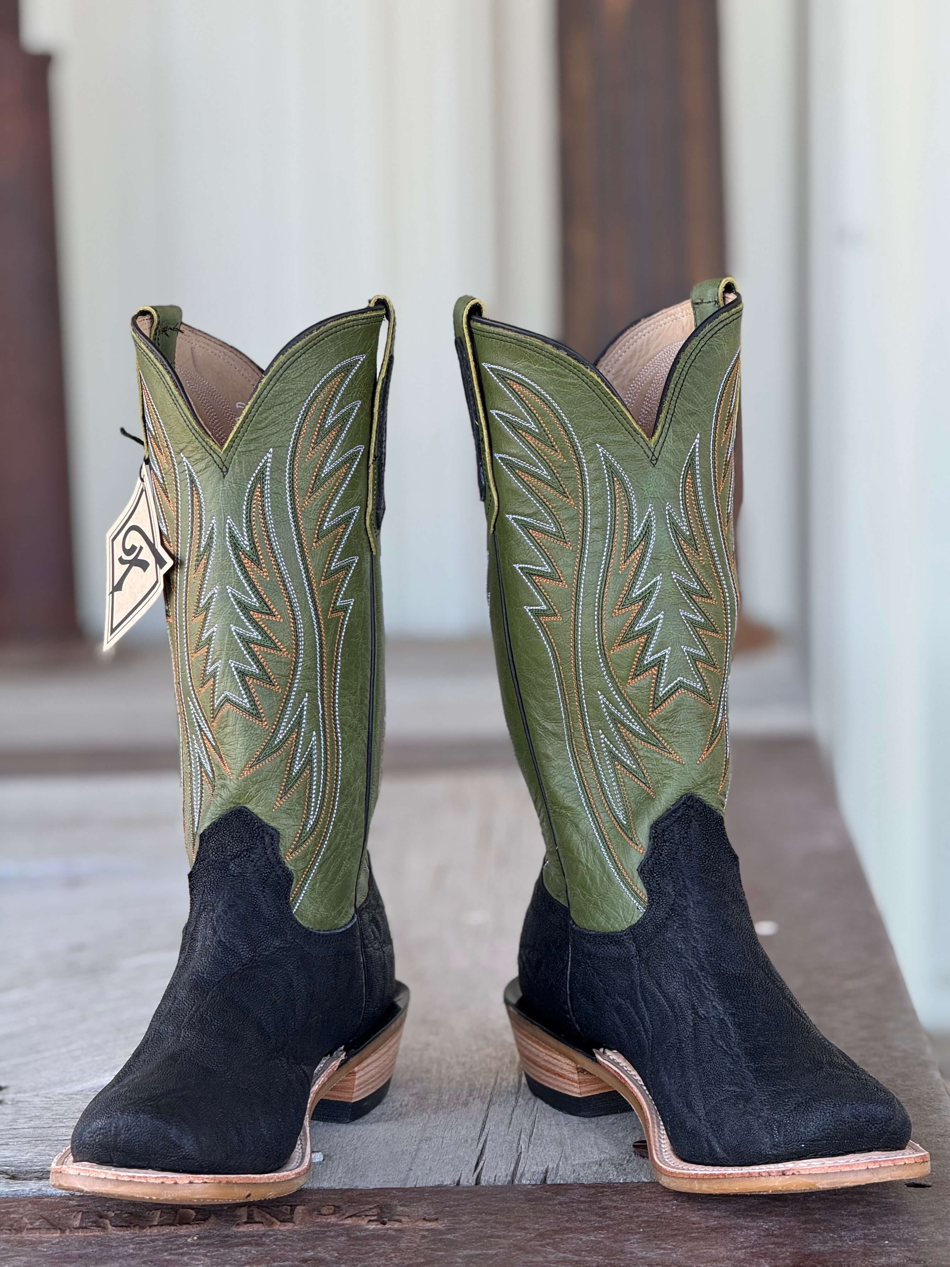 Fenoglio Boot Co. | Black Elephant Boot – Outpost Western Store