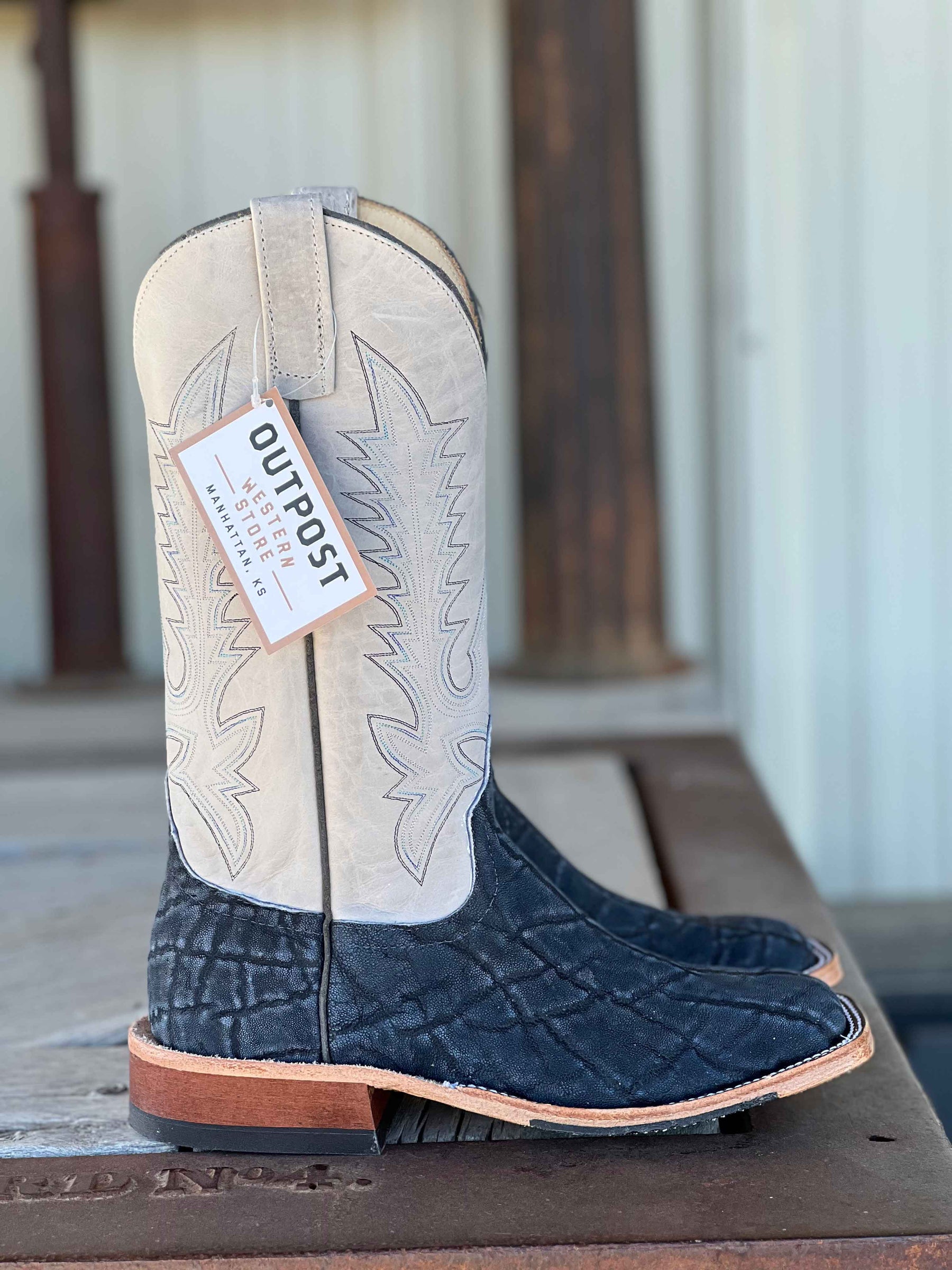 Anderson Bean | Blue Safari Elephant Boot – Outpost Western Store