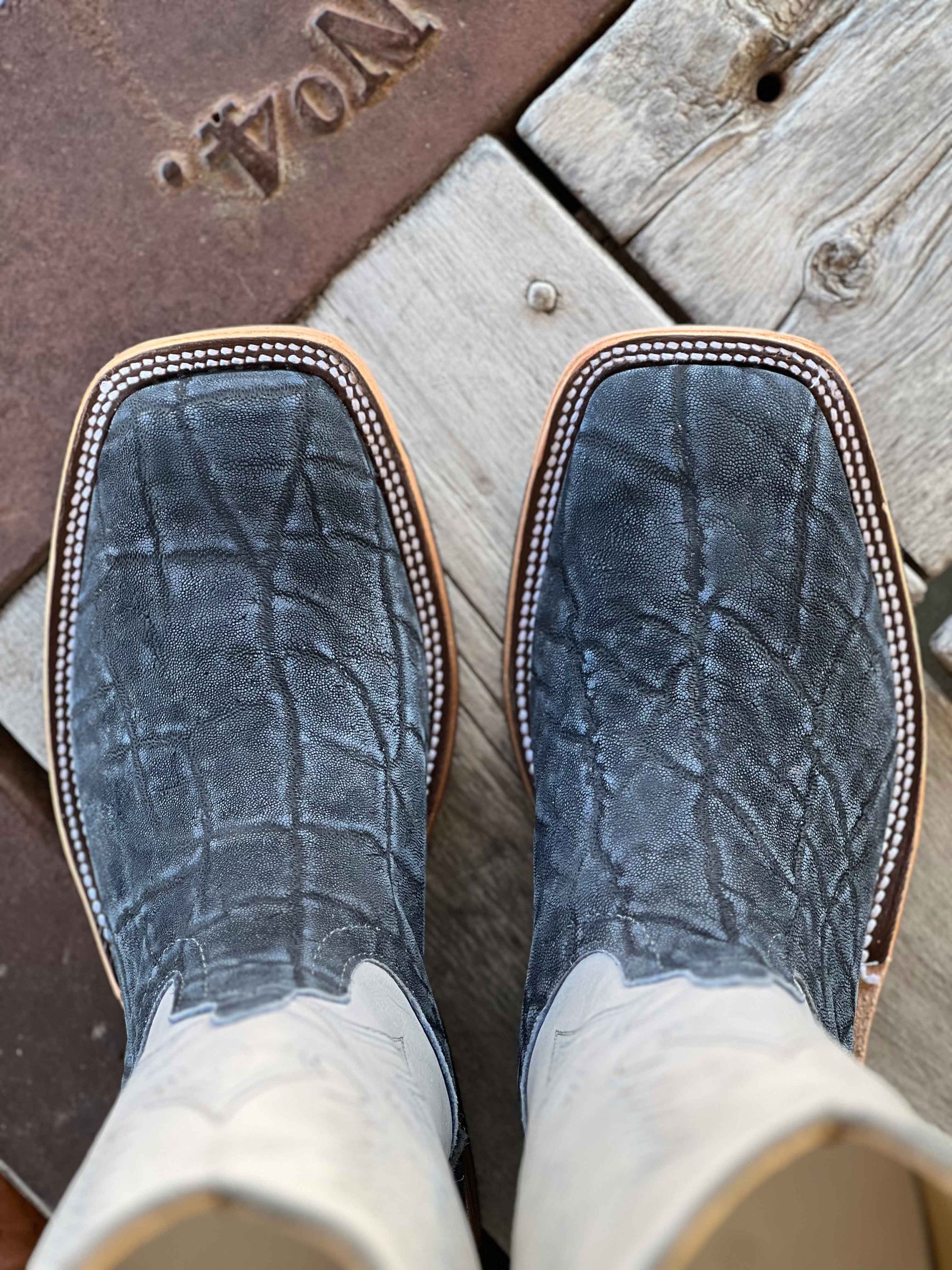 Anderson Bean | Blue Safari Elephant Boot – Outpost Western Store