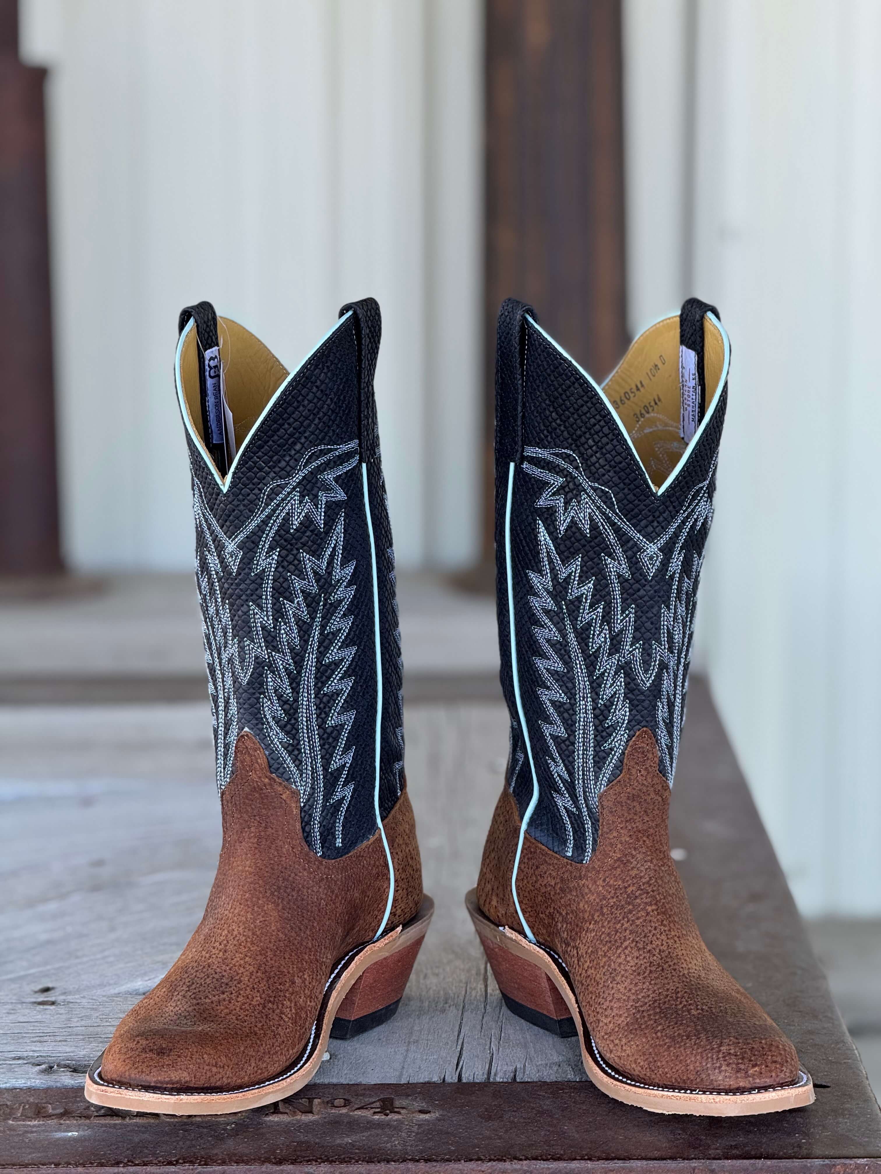 Anderson Bean | Havana Tag Boar SQ Toe Boot – Outpost Western Store