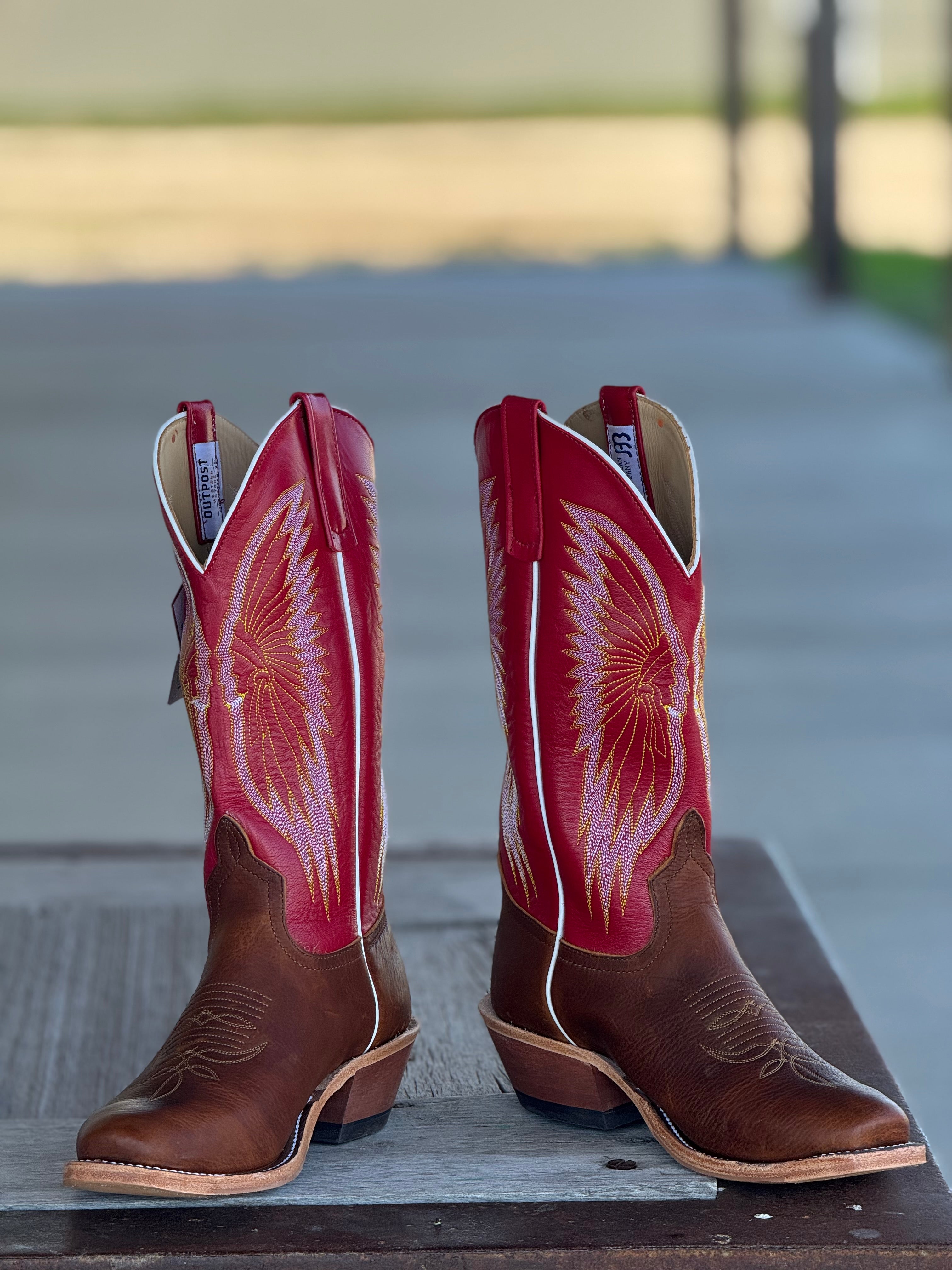 Anderson Bean | Stampede Briar Cutter Toe Boot – Outpost Western Store