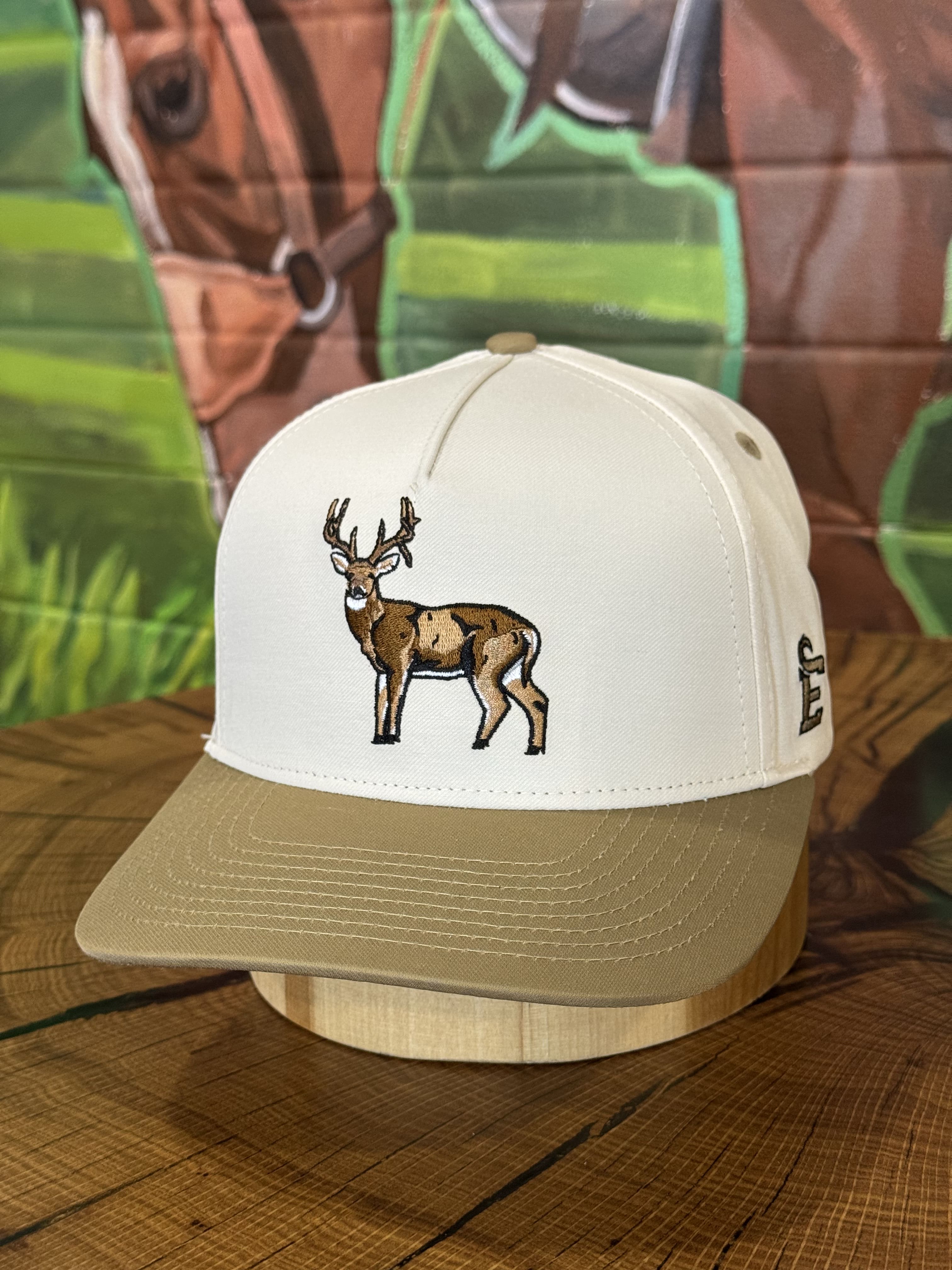 Embry Outdoors | Cream/Tan Buck Cap – Outpost Western Store