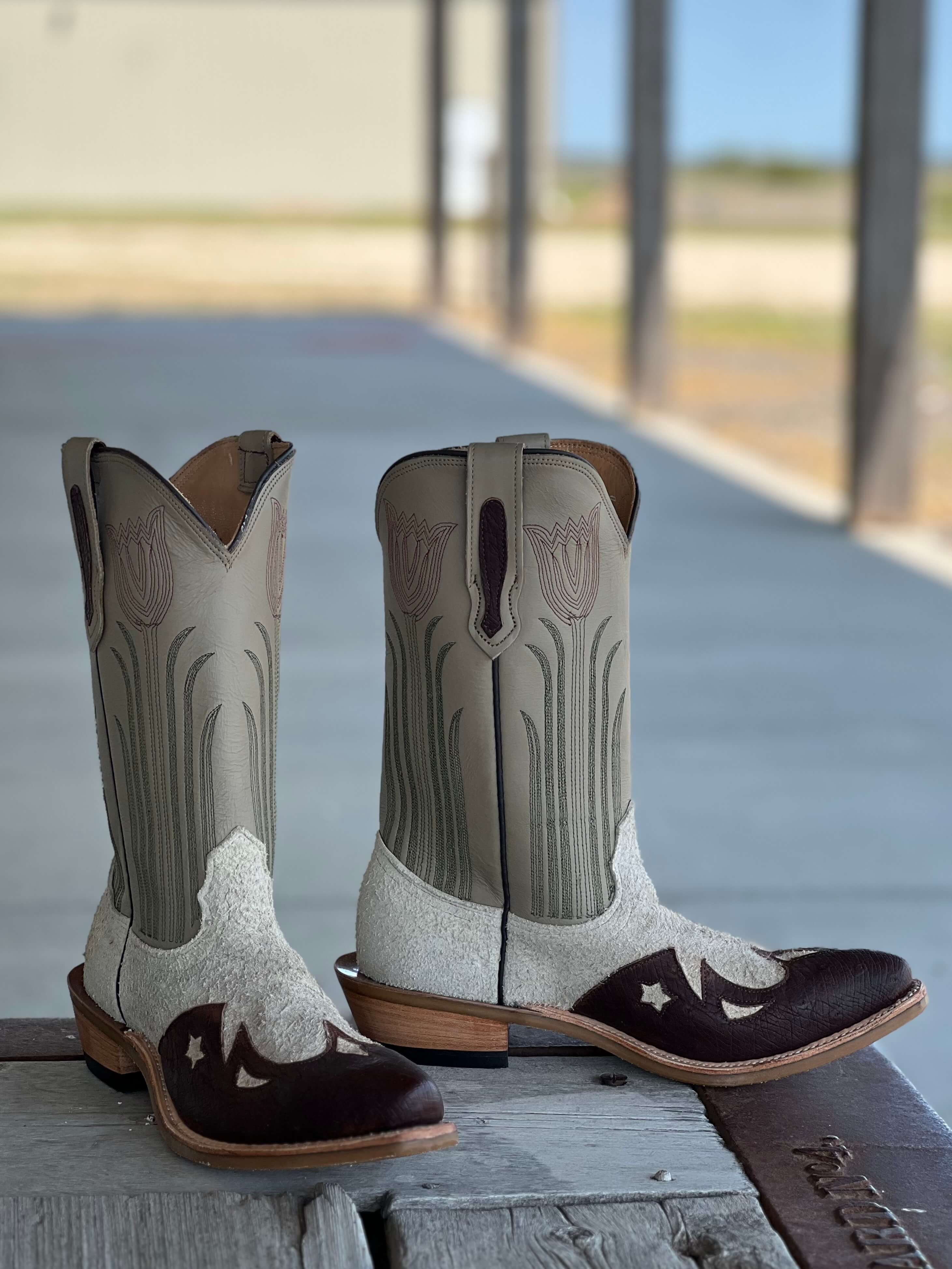 Fenoglio Boot Co. | Cream Roughout Wingtip Boot – Outpost Western Store
