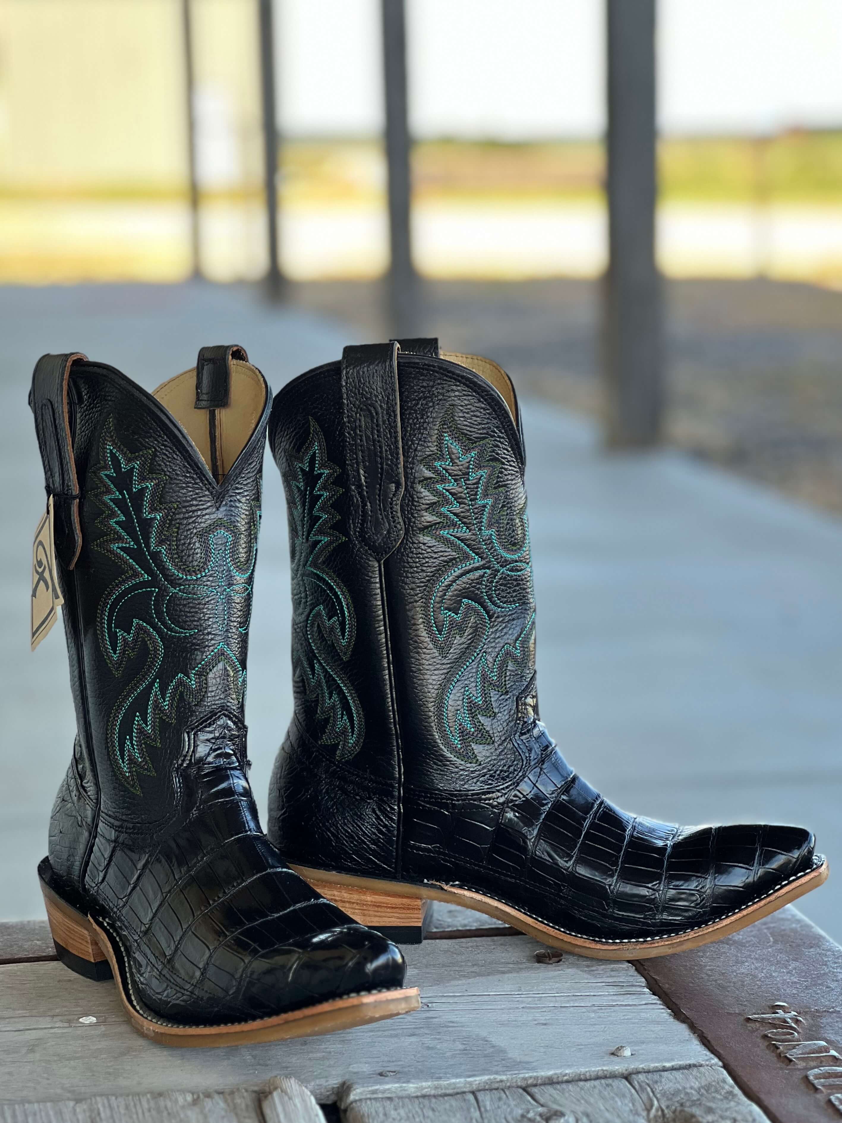 Fenoglio Boot Co. | Black Nile Boot – Outpost Western Store